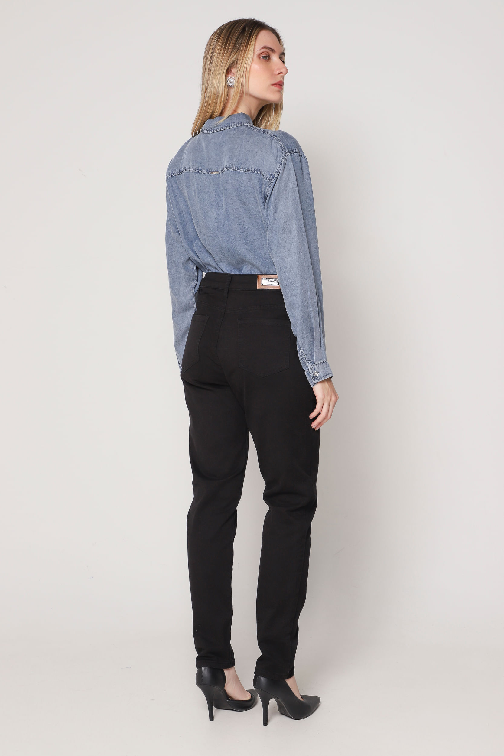 Calça Sarja Shape Skinny Preto | Mamô - Mamô